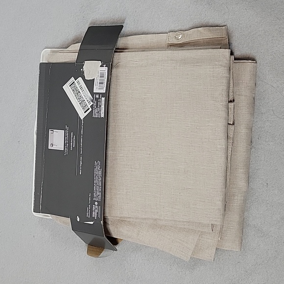 Threshold Other Pc Light Filtering Linen Window Curtain Panel